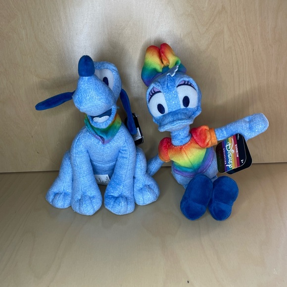 Disney | Toys | Disney Rainbow Collection Plush | Poshmark